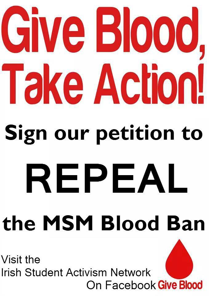 DCU students launch petition against gay male blood ban